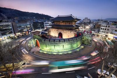 Paldalmun Gate, southern gate of Hwaseong Fortress, Suwon, Seoul, South ...