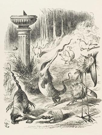 'Toves Raths and Borogroves, Invented Creatures of the Jabberwocky Poem ...