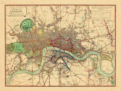 '1818, London, United Kingdom' Giclee Print | Art.com