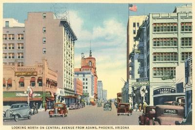 'Downtown Phoenix, Arizona' Art Print | Art.com