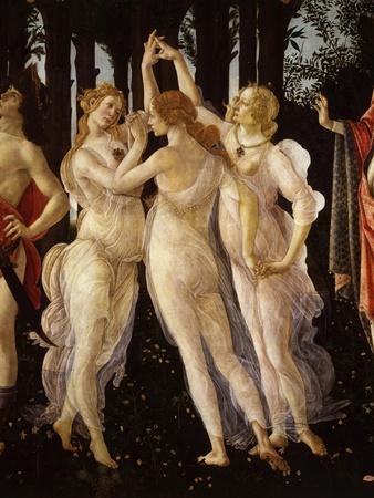 'La Primavera (Spring) Detail of Three Graces, c.1475' Giclee Print ...