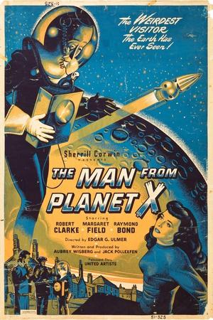 'The Man From The Planet X, Pat Goldin, Margaret Field, 1951' Art Print ...