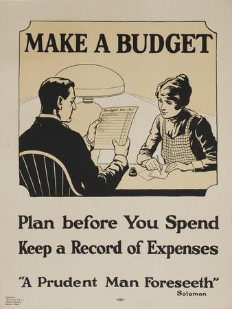 'Ymca Make a Budget Poster' Giclee Print | Art.com