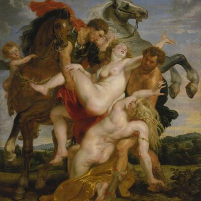 'The Rape of the Daughters of Leucippus, about 1618' Giclee Print ...