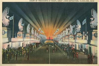 'Court of Presidents, Cleveland World's Fair' Art Print | Art.com