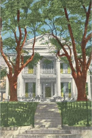'Stanton Hall, Natchez, Mississippi' Art Print | Art.com