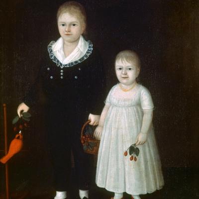 'Edward and Sarah Rutter, C1805' Giclee Print - Joshua Johnson | Art.com