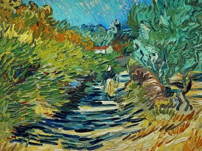 'The Road to Saint-Remy, c.1890' Giclee Print - Vincent van Gogh | Art.com