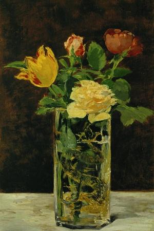 'Roses and Tulips, 1882' Giclee Print - Edouard Manet | Art.com