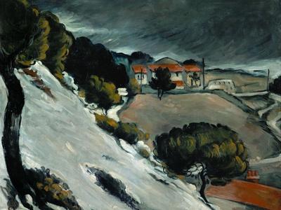 'Melting Snow at L'Estaque, 1870-71' Giclee Print - Paul Cézanne | Art.com