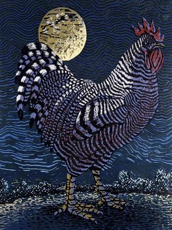 Moon Rooster Giclee Print - Barry Wilson | Art.com