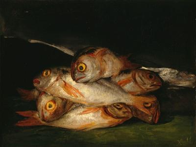 Still Life With Golden Bream Giclee Print - Francisco de Goya | Art.com