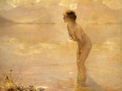 'September Morn' Art Print - Paul Chabas | Art.com