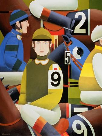 'Jockeys, 1984' Giclee Print - Reg Cartwright | Art.com
