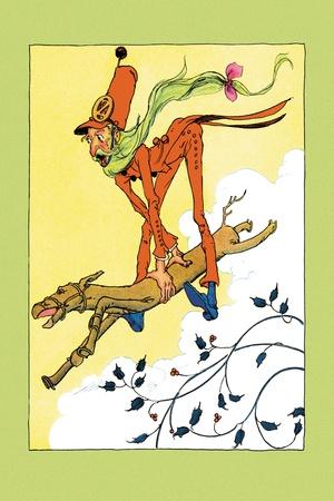 'Grand Army and Saw-Horse' Art Print - John R. Neill | Art.com