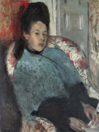 'Portrait of Elena Carafa, C. 1875' Giclee Print - Edgar Degas | Art.com