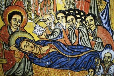 'Death of Mary, Ura Kidane Mihret Monastery, Lake Tana, Amhara Region ...