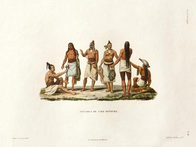 'Natives of the Island of Rotuma' Giclee Print - Ambroise Tardieu | Art.com