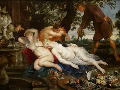 Cymon and Iphigenia - Jan Wildens (1586-1653). Oil on Canvas, C. 1617 ...