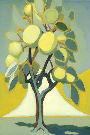 Abstract Lemon Tree Art Print - Lea Faucher | Art.com