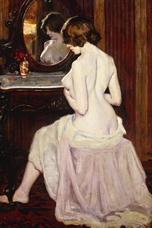 'The Boudoir, 1896 (Oil on Canvas)' Giclee Print - Kenneth Hayes Miller ...