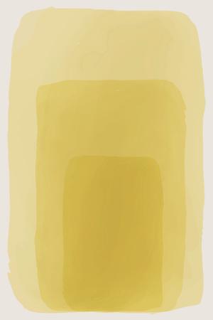'Yellow Watercolor Shapes #1' Giclee Print - jay stanley | Art.com