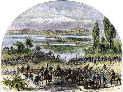 'U.S. Army Approaching Mexico City during the U.S.-Mexican War, c.1840 ...