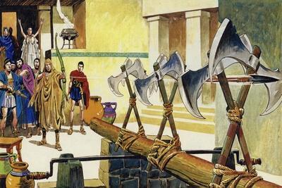 Ulysses Strung the Bow and Sent an Arrow Through the Narrow Spaces ...