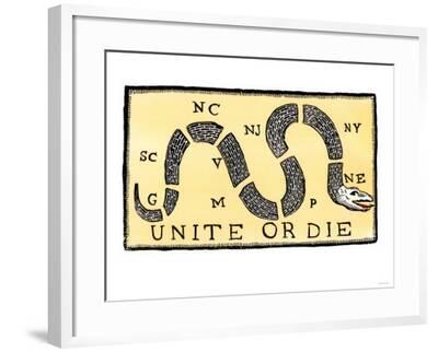 'Unite or Die, c.1750' Giclee Print | Art.com