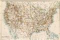 'United States Map, 1870s' Giclee Print | Art.com