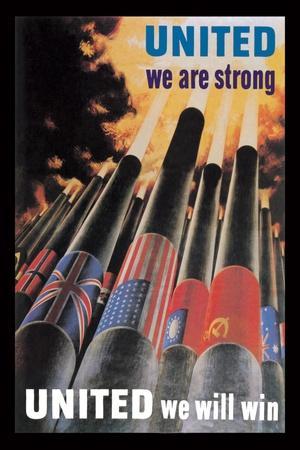 'United We are Strong, United We Will Win' Art Print | Art.com