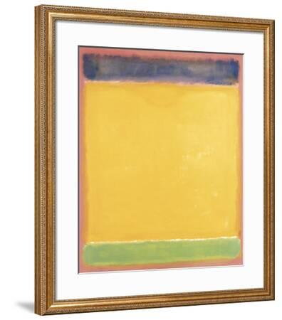 Untitled (Blue, Yellow, Green on Red), 1954 Art Print by Mark Rothko ...