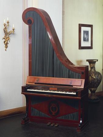 Upright Giraffe Piano, 19th Century Giclee Print | Art.com