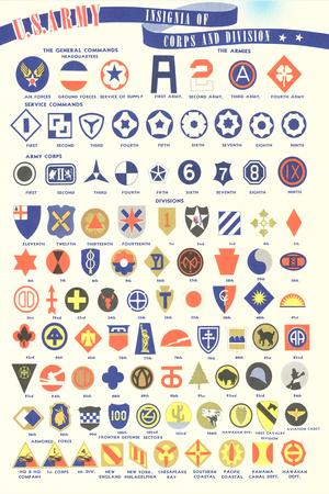 'US Army Insignia' Art Print | Art.com