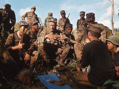 'US Special Forces Capt. Vernon Gillespie Questioning Two Captured Viet ...
