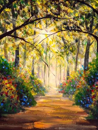 'Arched Pathway' Art Print - Valery Rybakow | Art.com