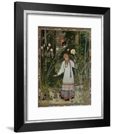 Vassilissa in the Forest, Illustration from the Russian Folk Tale, "The ...