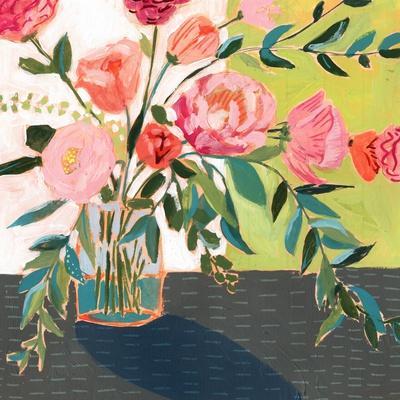 'Quirky Bouquet I' Art Print - Victoria Borges | Art.com