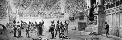 'Victorious Gladiators Standing While the Less Fortunate Lay Scattered ...