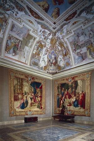 View of an Hall, Lateran Palace, Italy, Lazio Region, Rome Giclee Print ...