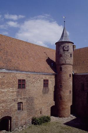 View of Castle Spottrup, Skive, Jutland, Denmark, 16th Century Giclee ...