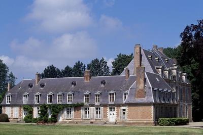 'View of Chateau De Quevauvillers, Picardy, France, 17th-18th Century ...