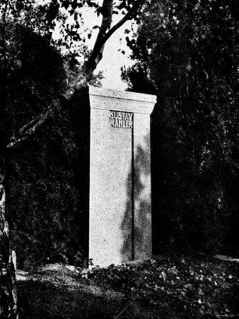 'View of Gustav Mahler's Gravestone' Photographic Print | Art.com