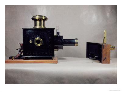 'View of One of the First Cinema Projectors, Manufactured by August ...