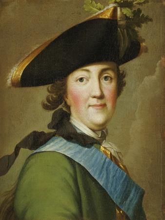 Portrait of Catherine the Great (1729-1796), in the Uniform of the ...