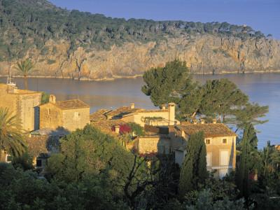 'Villas by the Sea, Deya, Majorca, Balearics, Spain' Photographic Print ...