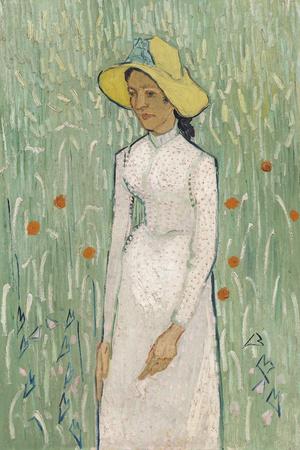Girl in White, 1890 Giclee Print - Vincent Van Gogh | Art.com