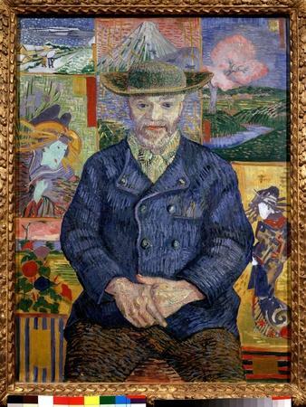 'Portrait of Father Tanguy Painting by Vincent Van Gogh (1853-1890 ...