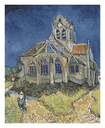 'The Church at Auvers' Art Print - Vincent van Gogh | Art.com