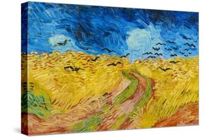 Wheatfield with Crows, 1890 by Vincent van Gogh Stretched Canvas Print ...